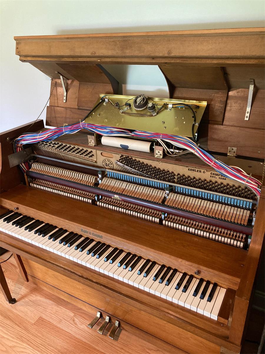 1961 K&C with Lemac Player Stuck in Reverse | Pianotech