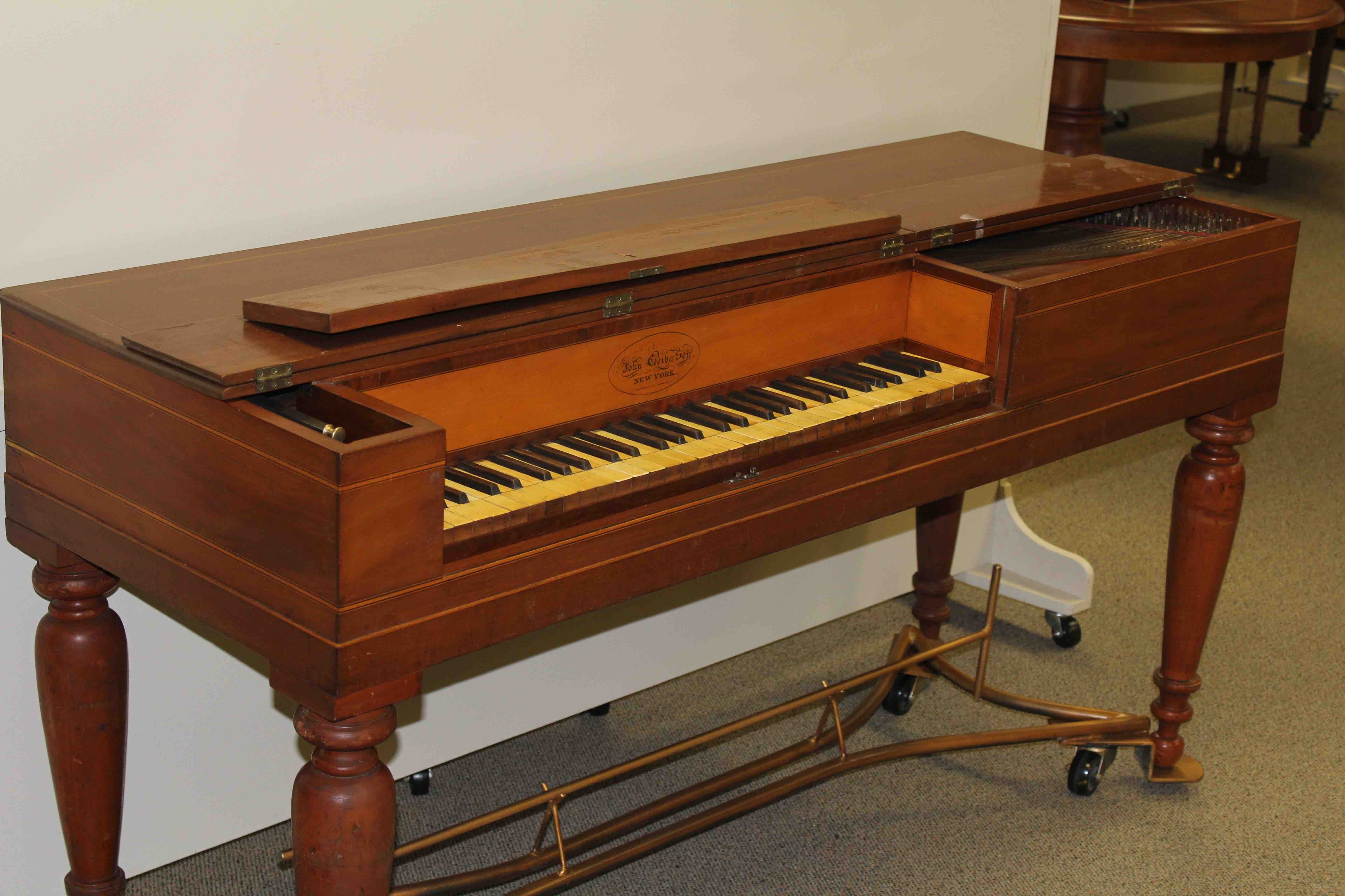 Ca. 1803 John Geib & Son square piano - Foundation