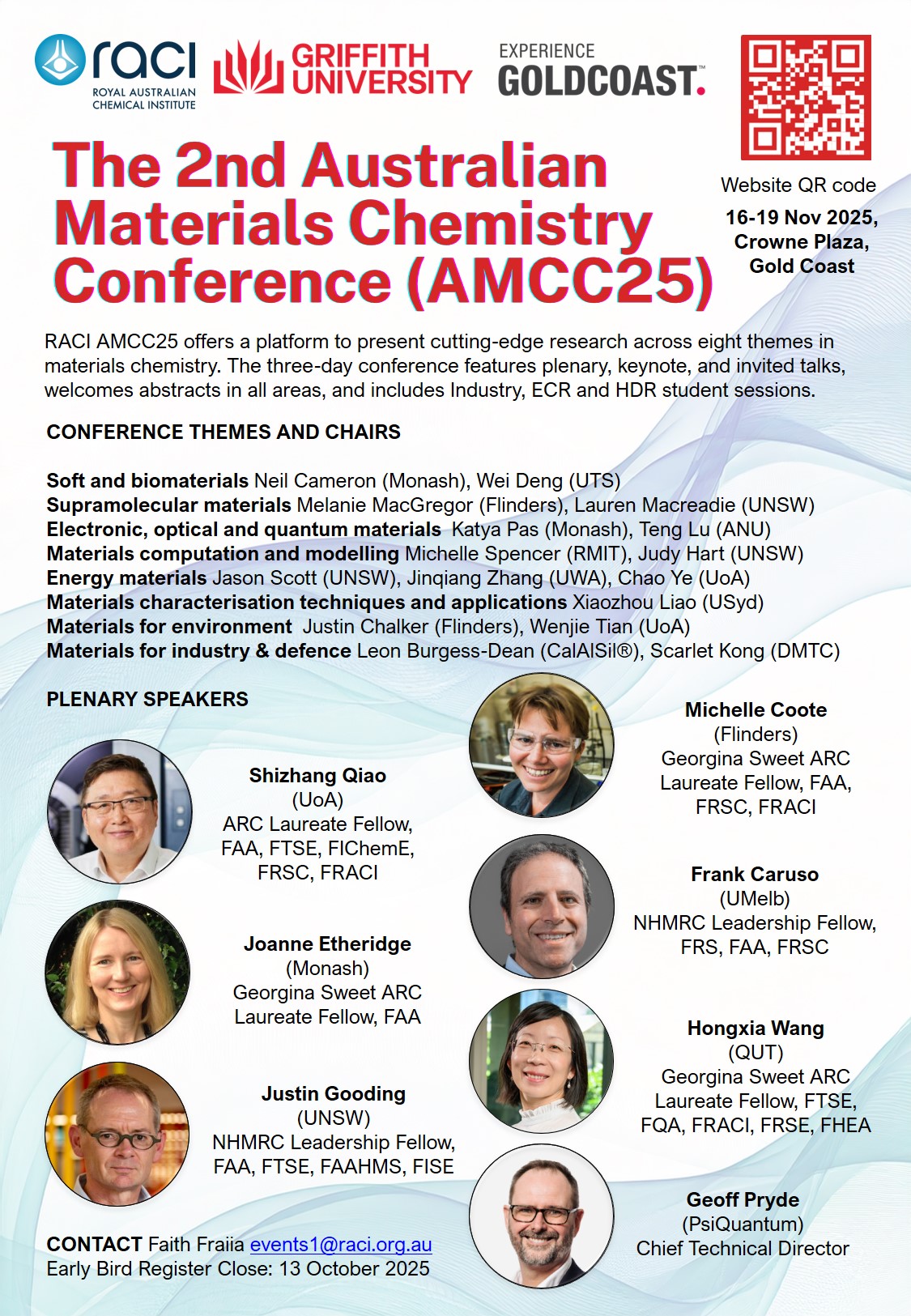 The 2nd Australian Materials Chemistry Conference (AMCC25) (MTD1736 ...
