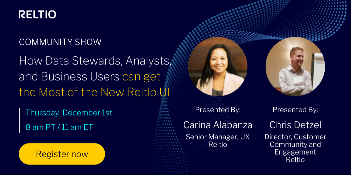 Reltio Connect - Reltio Community