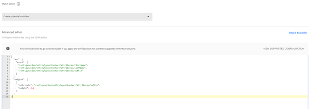 How To Create a Relevance-Based Match Rule with Data Modeler