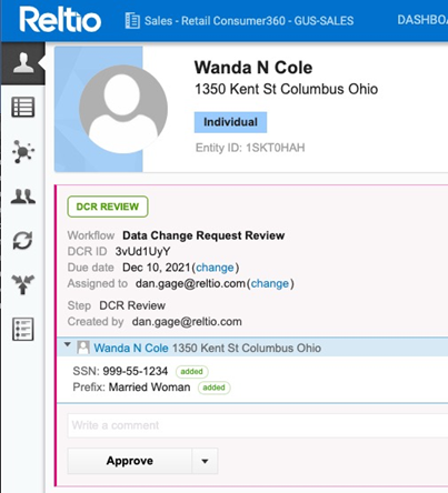 Reltio Workflow Process Design and Components