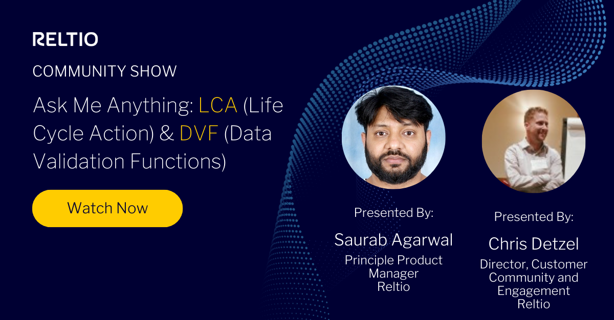 Ask Me Anything: LCA(Life Cycle Action) & DVF (Data Validation Functions)