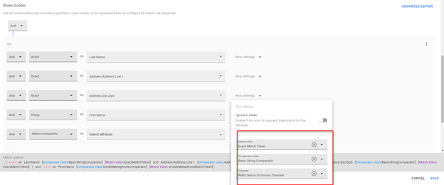 How To Create a Relevance-Based Match Rule with Data Modeler