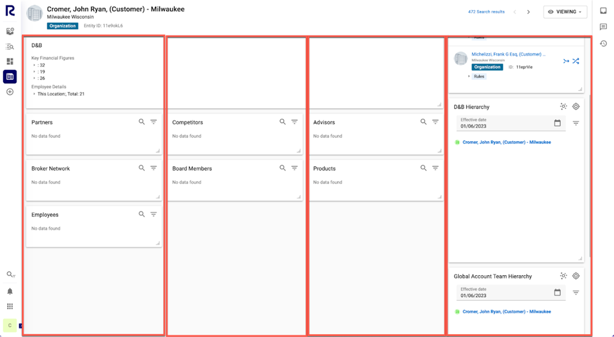 Reltio UI - Search, UI Modeler, Security and Dashboards