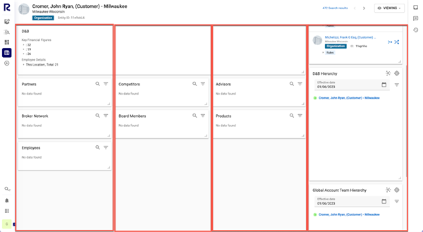 Reltio UI - Search, UI Modeler, Security and Dashboards