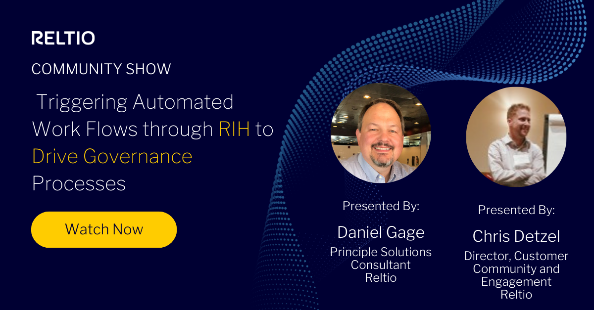 Community Show: Triggering Automated Work Flows through RIH to Drive ...