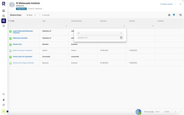 Reltio New UI Profile Page & Related Perspectives