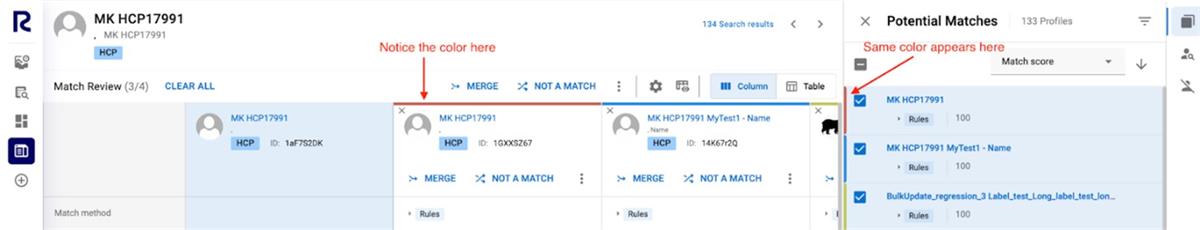 Reltio New UI Profile Page & Related Perspectives