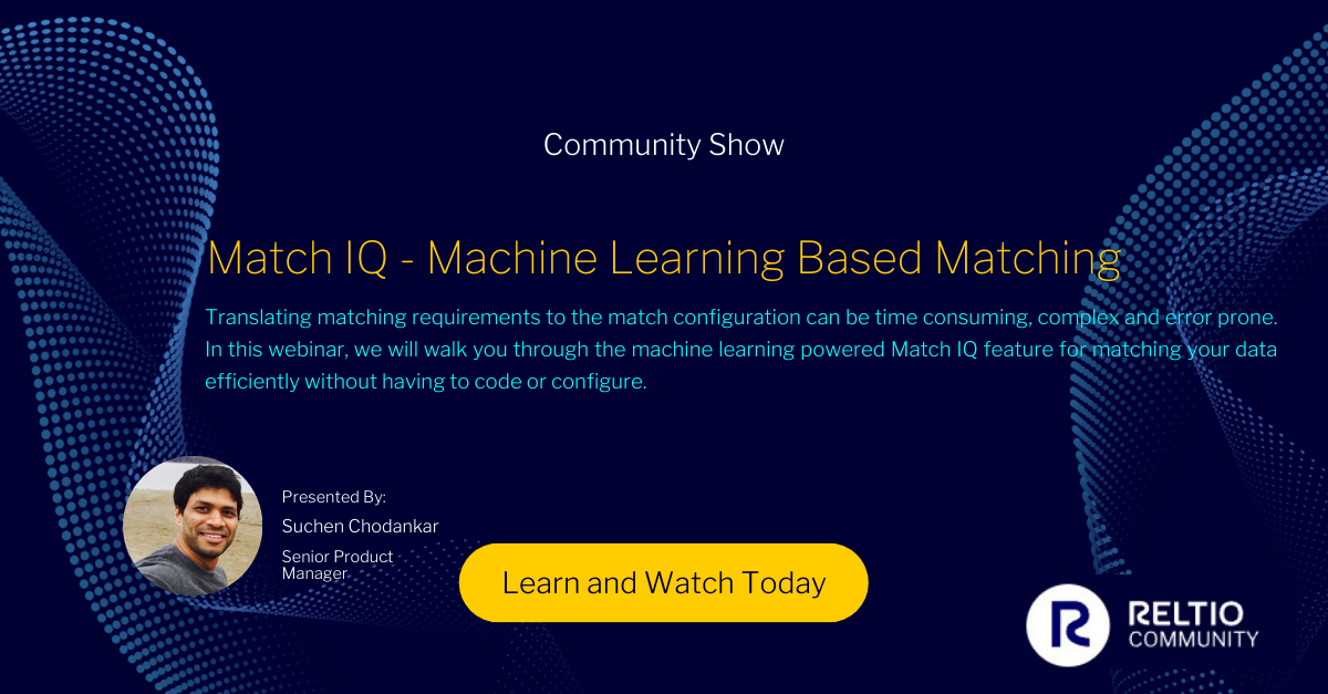 Match IQ - Machine Learning Based Matching - Show