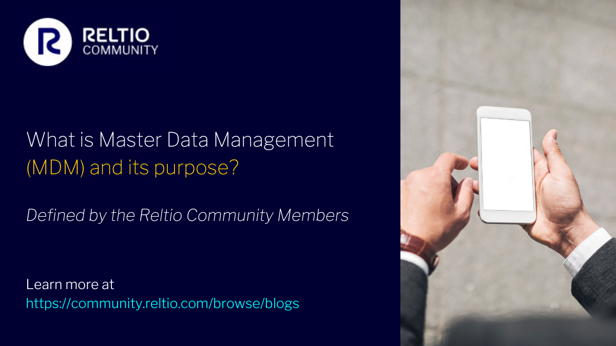 What is Master Data Management (MDM) and its purpose?