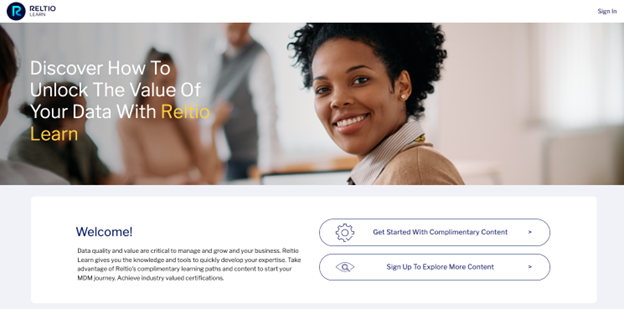 Announcing Reltio Learn! Turn data into Action, Value, Insights and Growth
