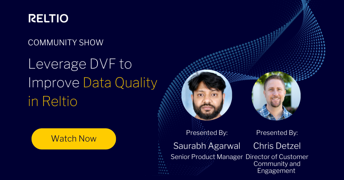 Leverage Data Validation Function to Improve Data Quality in Reltio