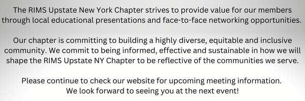 Home - RIMS Upstate New York Chapter