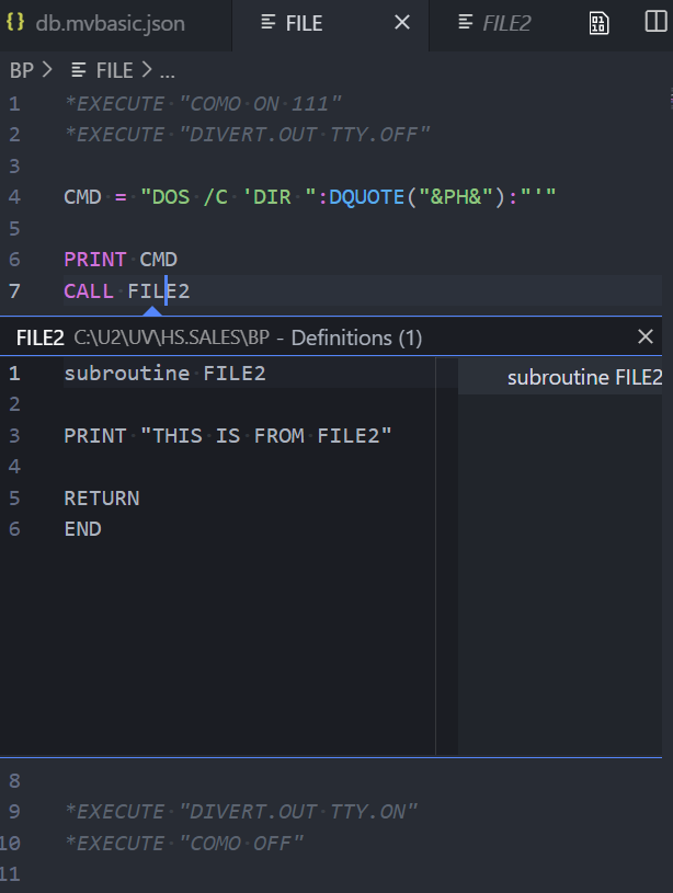 Browse server files? | MVVS: MV Basic for Visual Studio