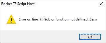 Using $Include in RTE scripts | Rocket Terminal Emulator