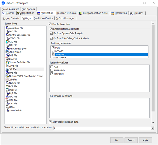JCL EXEC SORT not recognized | Rocket® Enterprise Suite (formerly a Micro Focus® product)