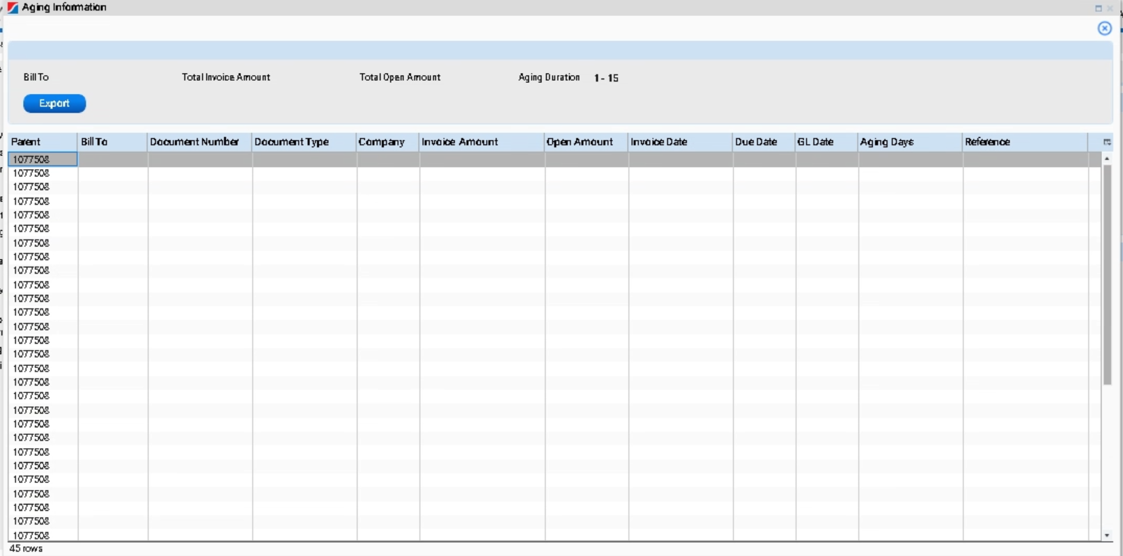 Load Json Data Into The Grid Mapping Each Key To Each Column In The Grid Rocket Modern