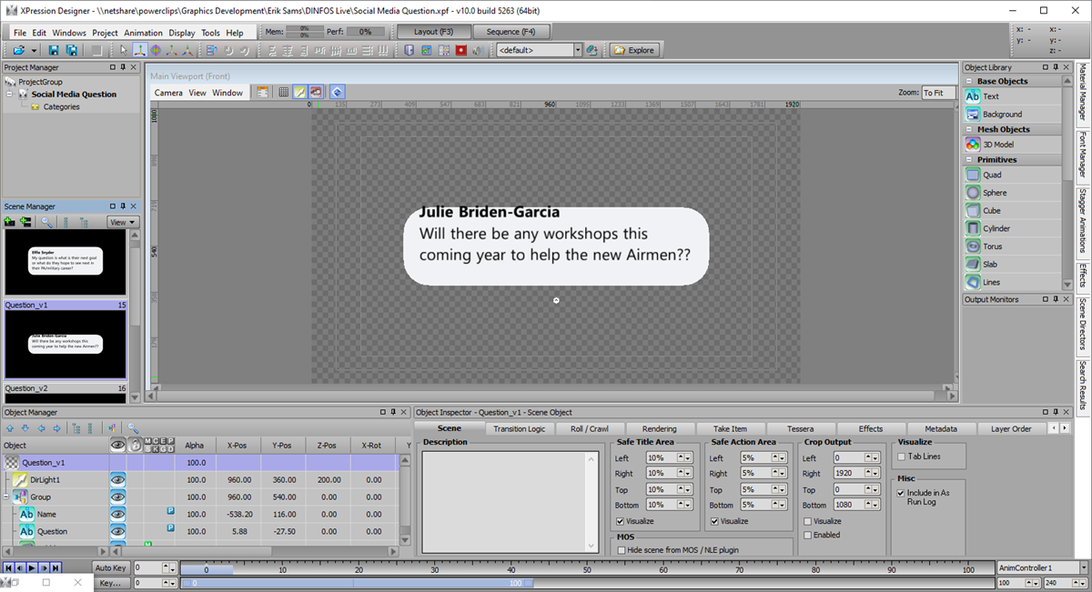 Vertical Expanding Box with Text | Graphics