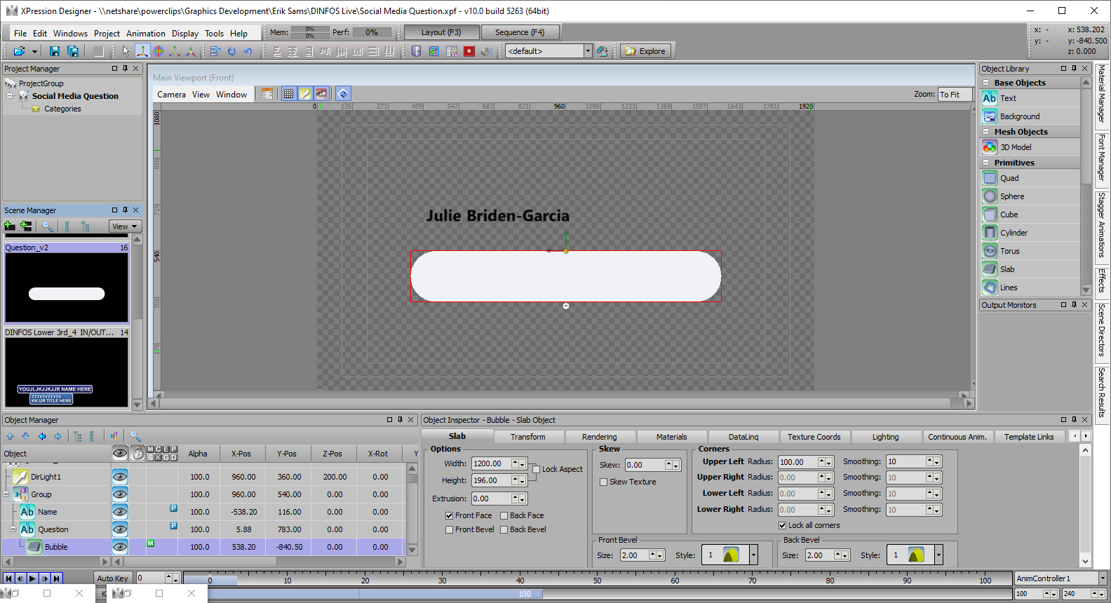Vertical Expanding Box with Text | Graphics
