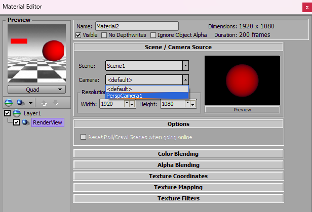 Question about XPression cameras function | Graphics