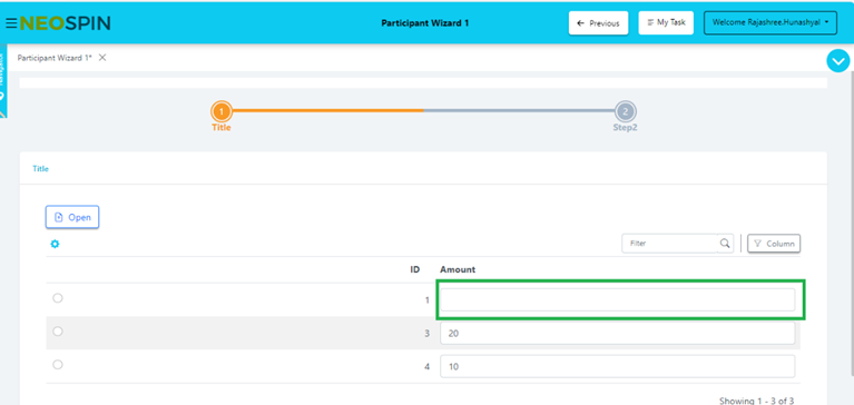 How to do Hide/Show or Enable/Disable the next step button of wizard by validating user input ...