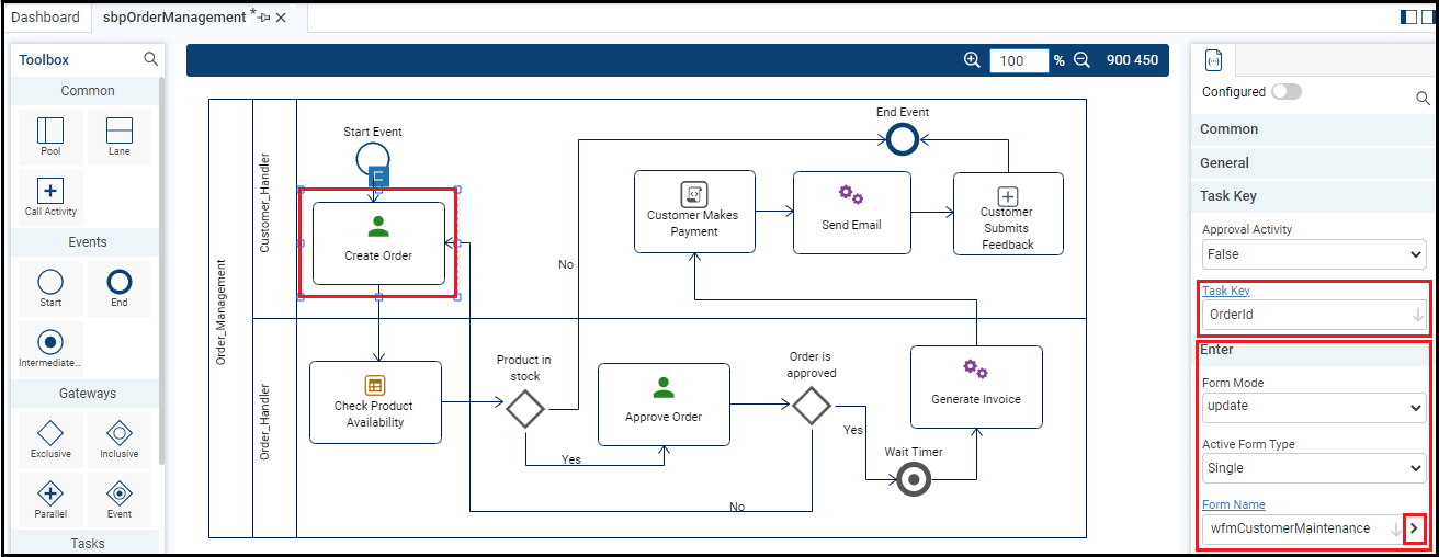 Configure the User Task