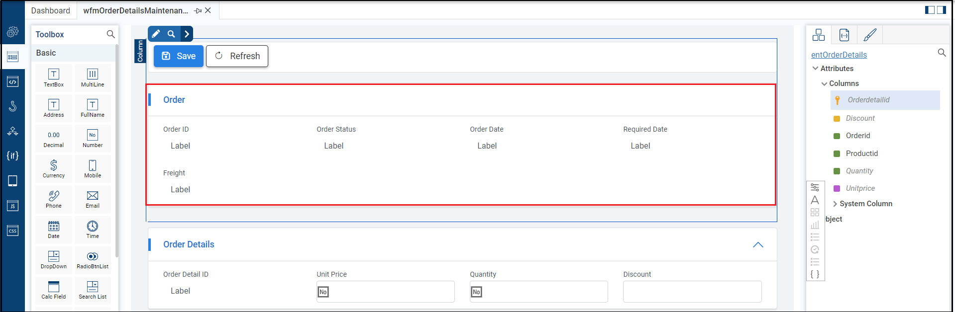 Configure Opening the Parent Maintenance Form from the Child ...