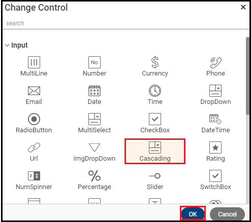 Add a Cascading Drop Down