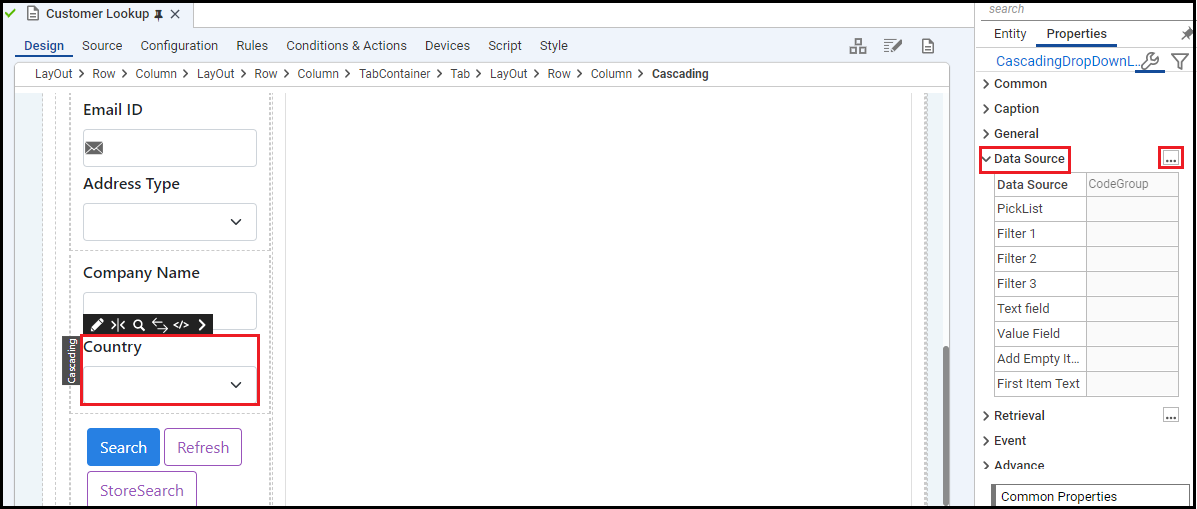 Add a Cascading Drop Down