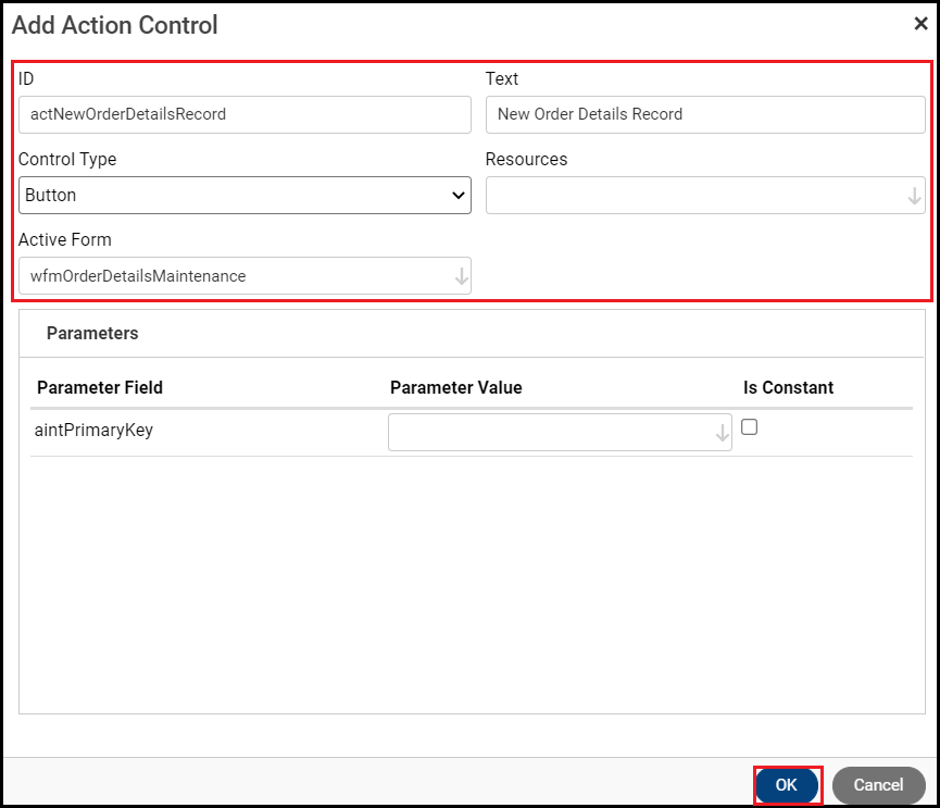 Create a Child Maintenance Form and Configure Opening it from the ...