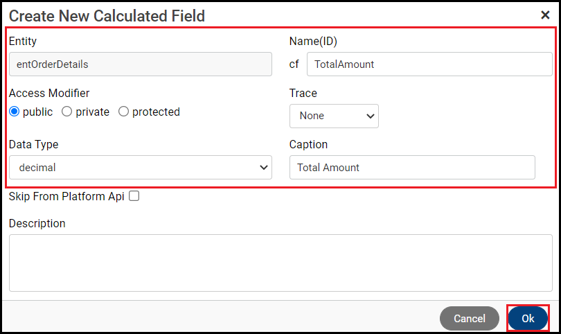 Configure a Calculated Field
