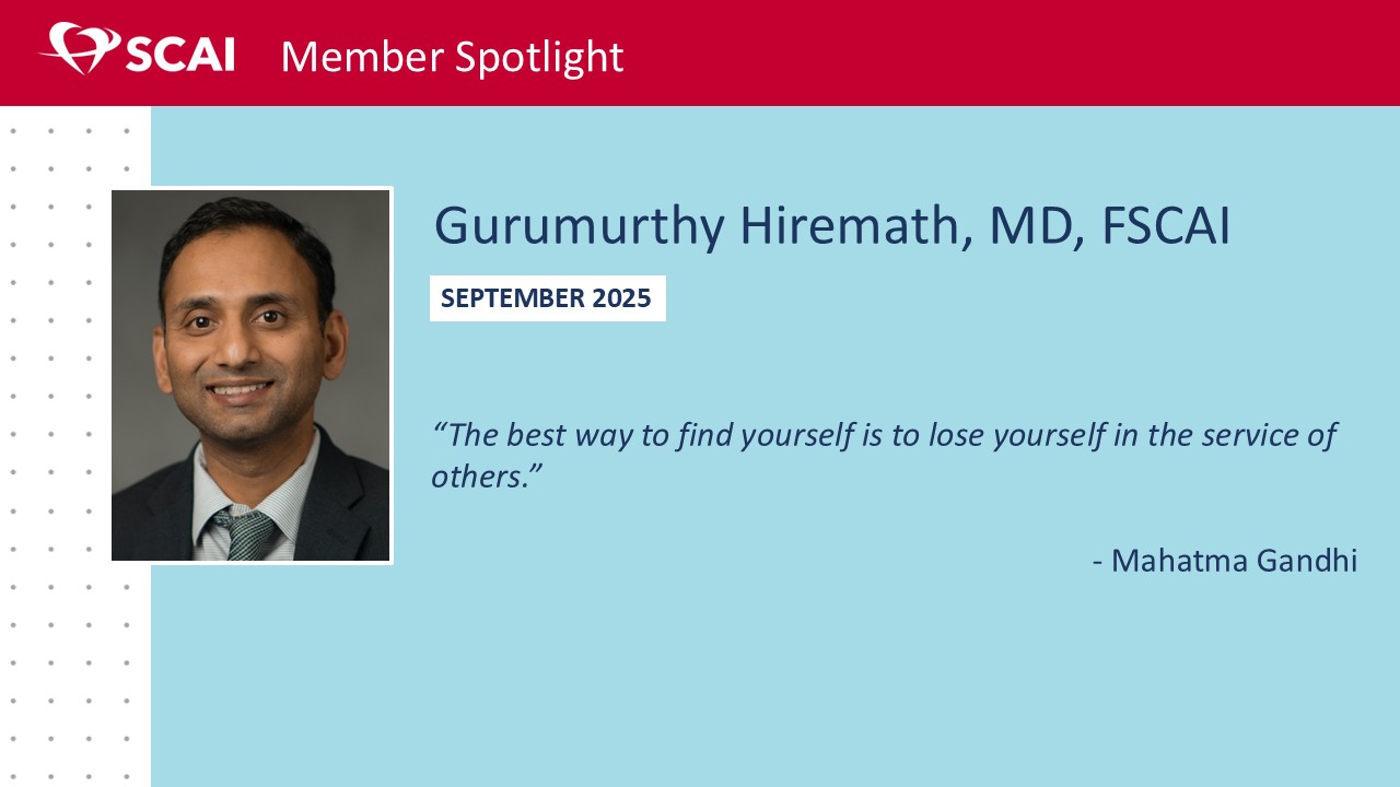 Member Spotlight: Dr. Gurumurthy Hiremath