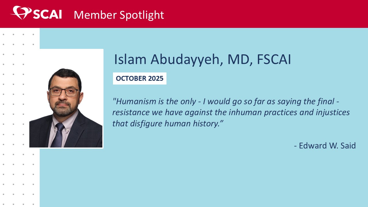 Member Spotlight: Dr. Islam Abudayyeh
