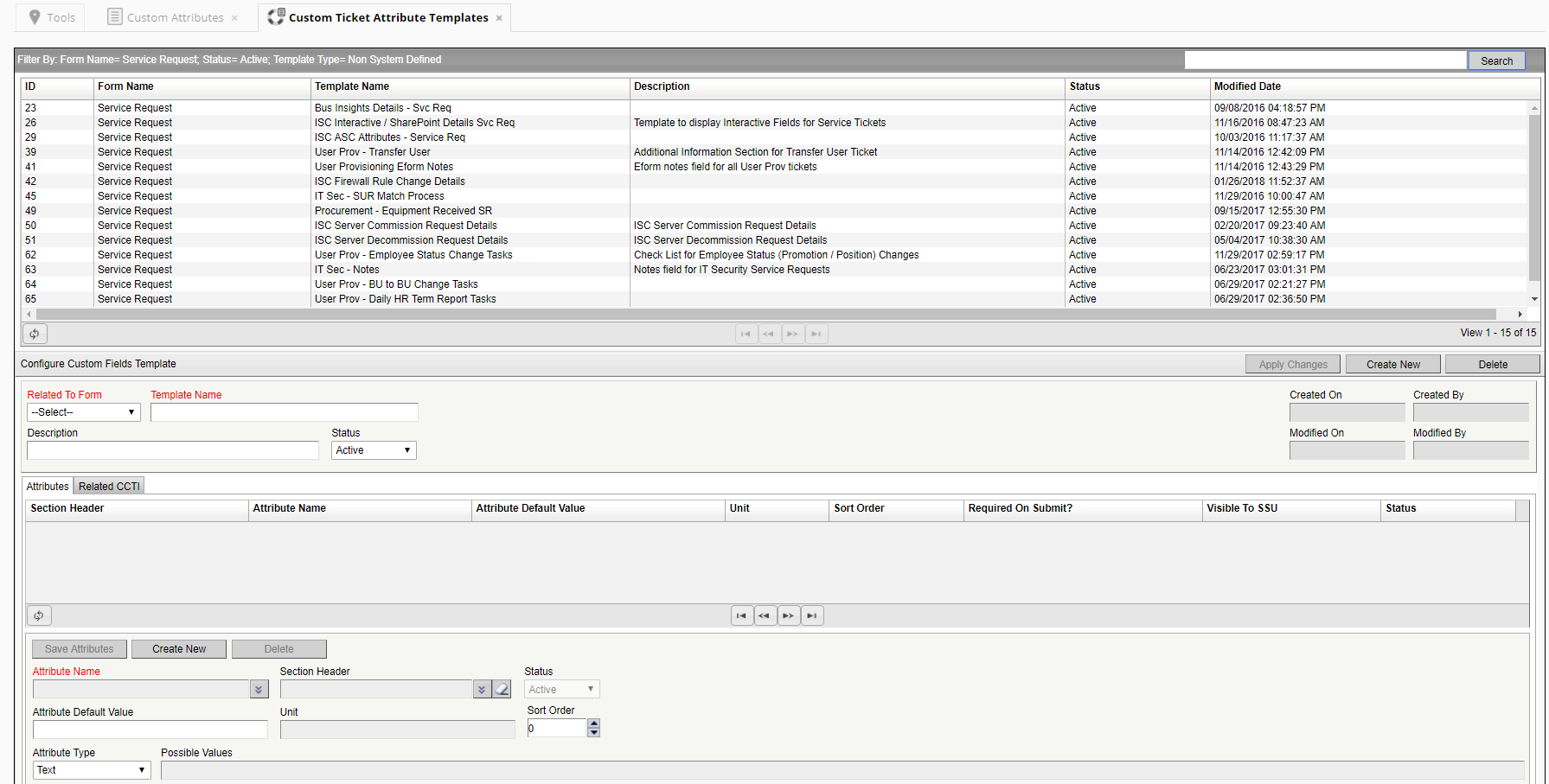Service Request Ticket - Form fields | Forum