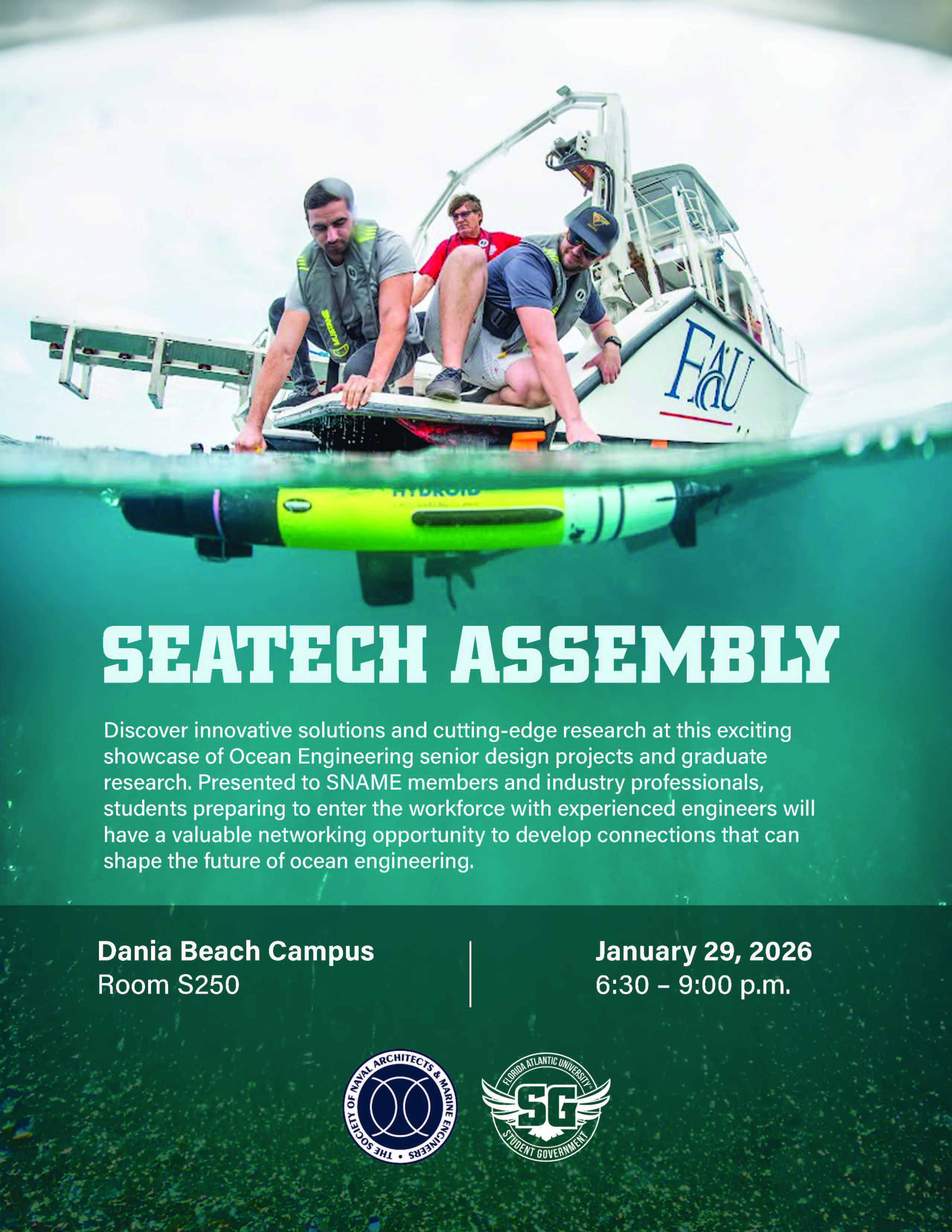 SNAME and FAU Annual SeaTech Assembly - IN-PERSON EVENT - SoutheastSection
