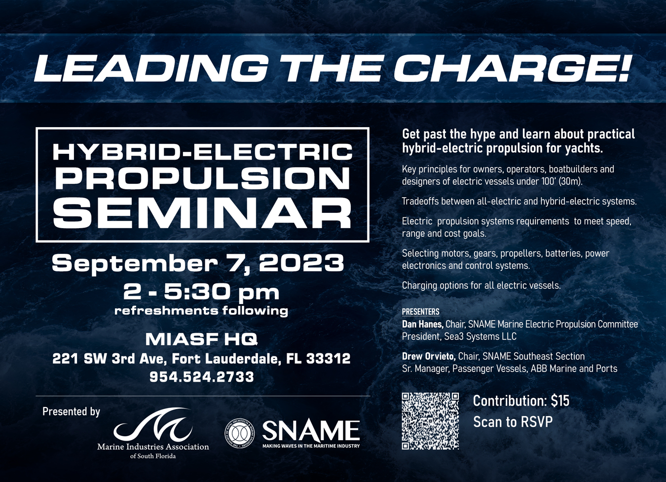 Hybrid-Electric Propulsion Seminar - SNAME Main Site