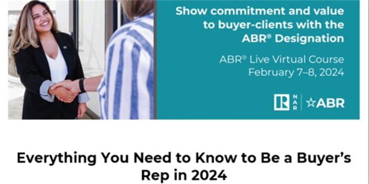 NAR: Accredited Buyer’s Representative (ABR®) Designation Course - Live ...