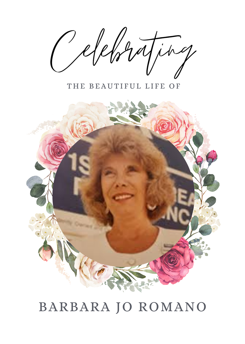 Our sincerest condolences to the loved ones of Barbara Jo Romano