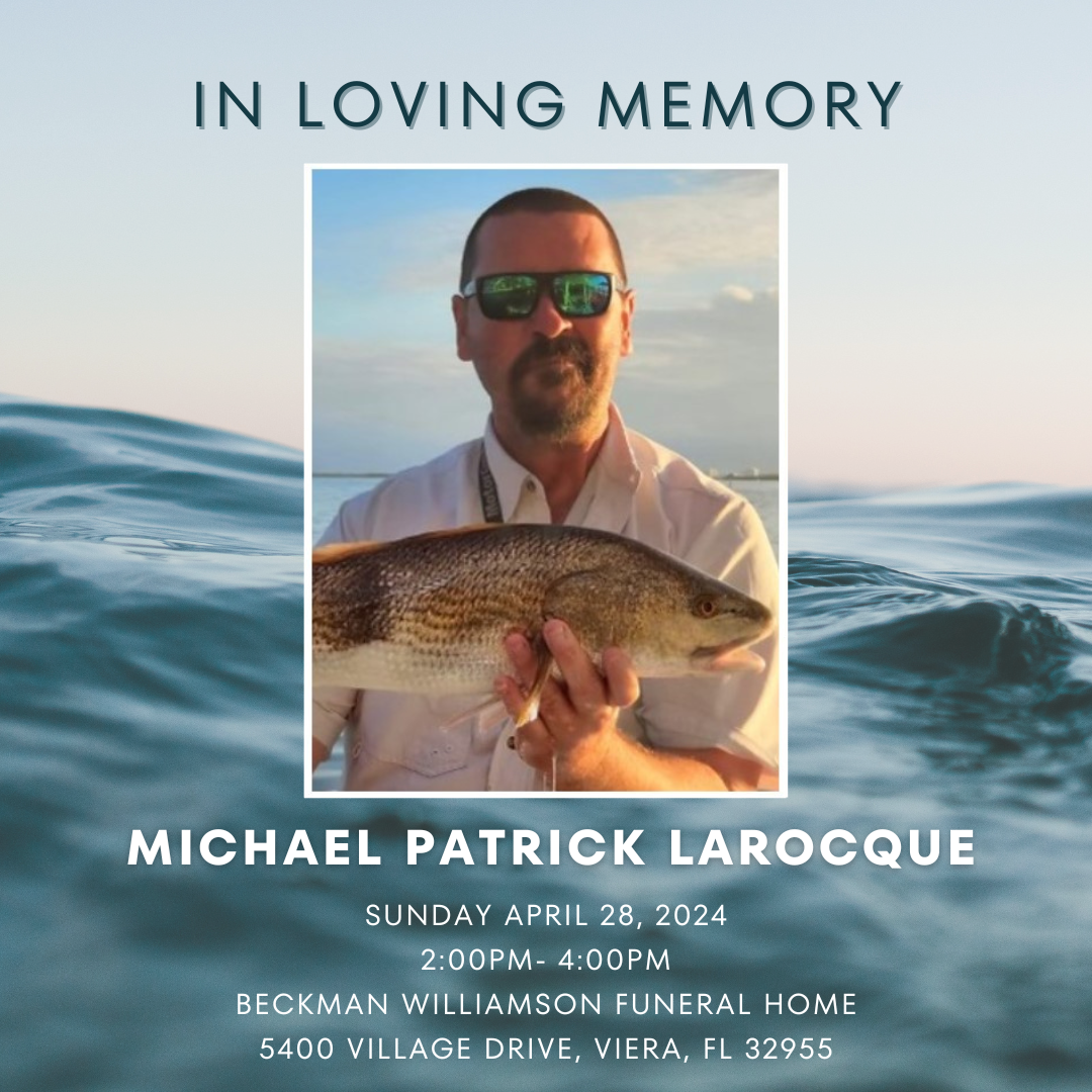 Our condolences to the loved ones of Michael Patrick LaRocque