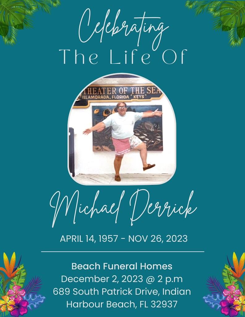 In Loving Memory of, David Michael Derrick