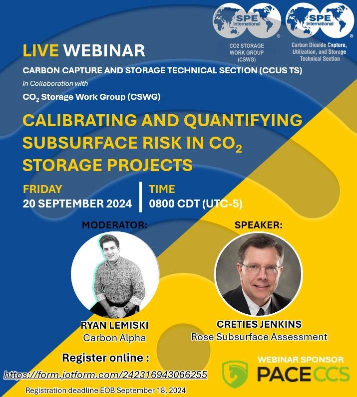 Upcoming CCUSTS Webinar looks interesting - Not apparent why it wasn't ...