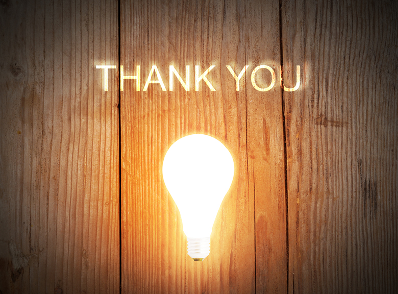 View from the Top | The Power of a Thank You!