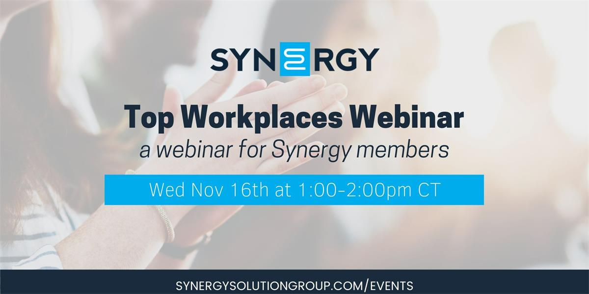 Upcoming Events - Synergy Solution Group