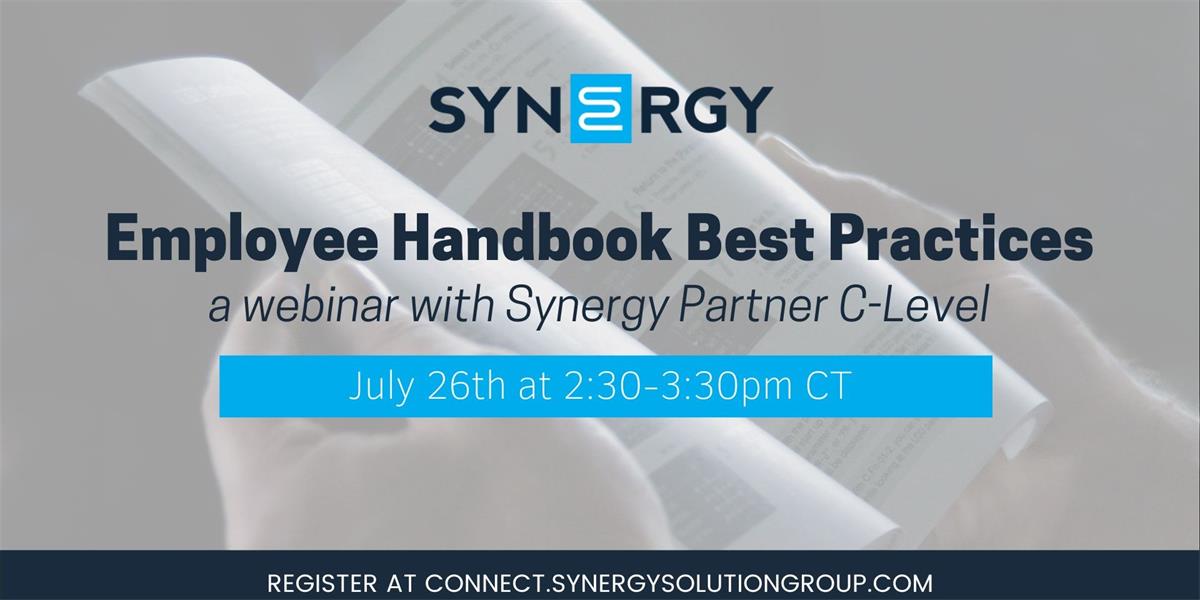 Upcoming Events - Synergy Solution Group