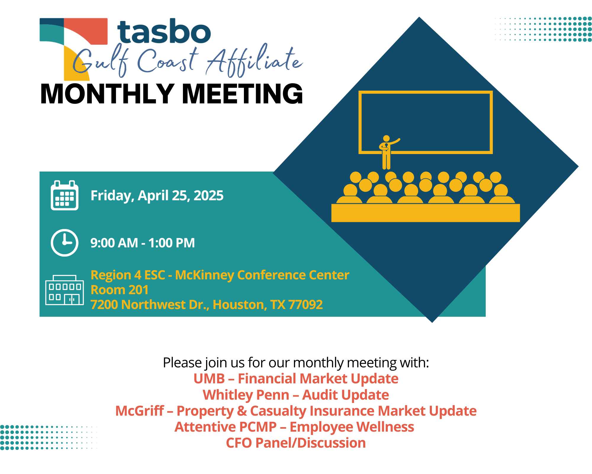 Gulf Coast TASBO Regional Affiliate - TASBO Connect
