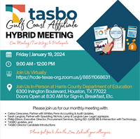Gulf Coast TASBO Regional Affiliate - TASBO Connect