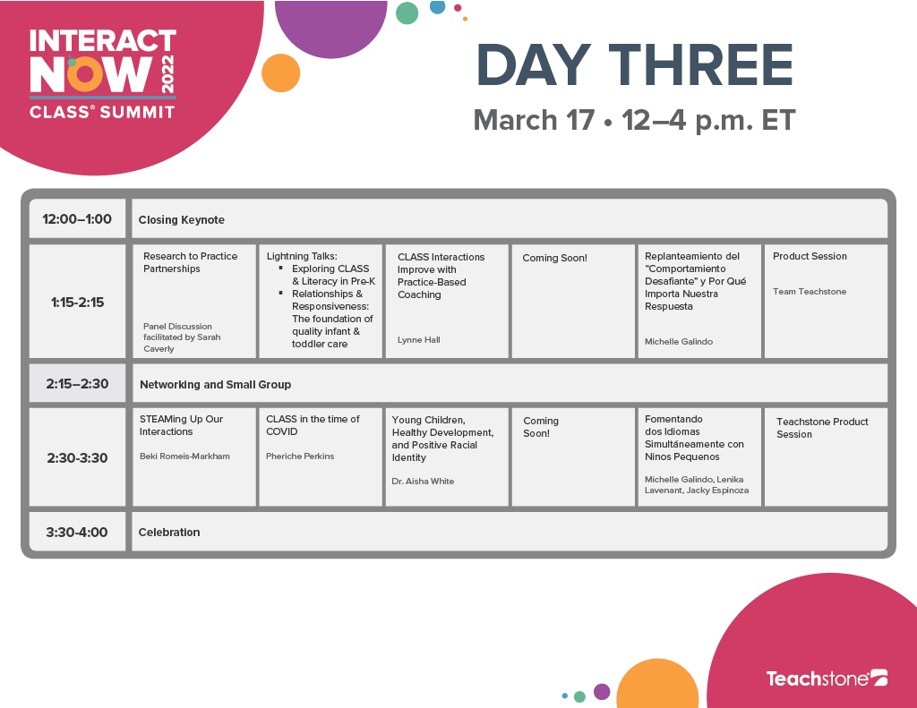 Check Out the Schedule for InterAct 2022 & Register Before Early Bird ...