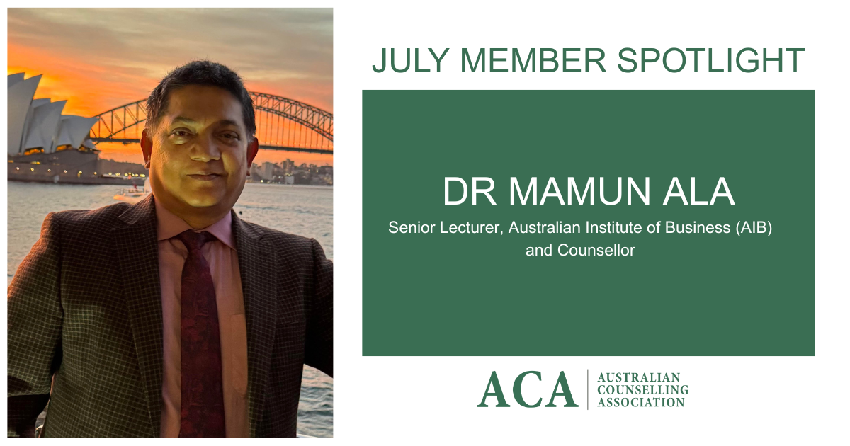 Member Spotlight: Dr Mamun Ala