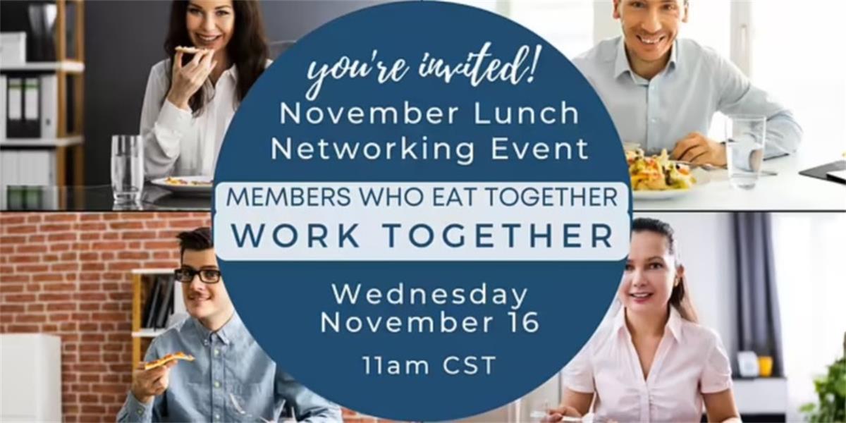 November Virtual Lunch & Networking Event - DBC